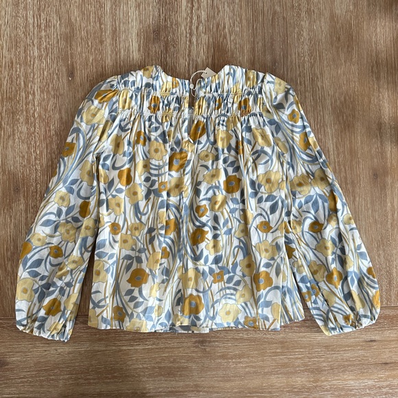Rebecca Taylor | Tops | Rebeccah Taylor Daph Fleur Blouse New | Poshmark